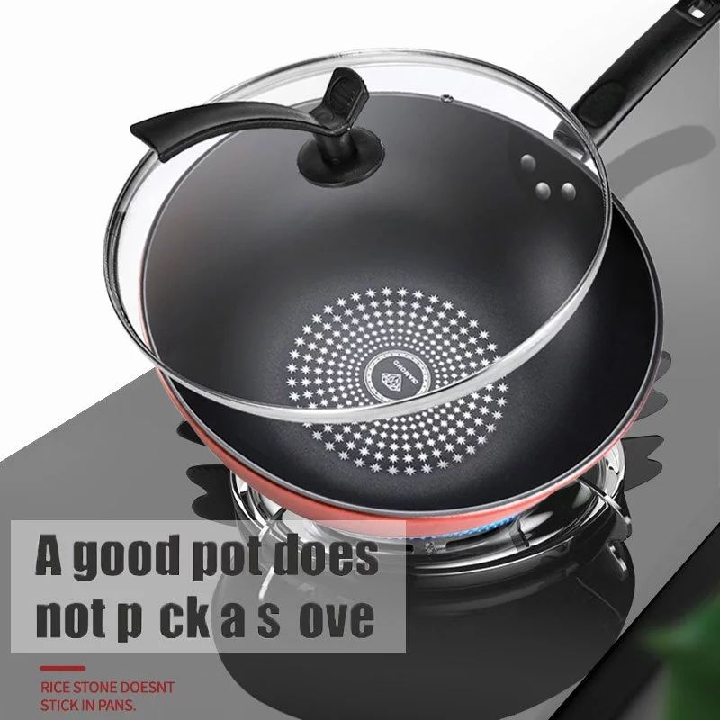 Non-Stick Frying Pan with Composite Diamond Coating – Iron Kitchen Pan ...