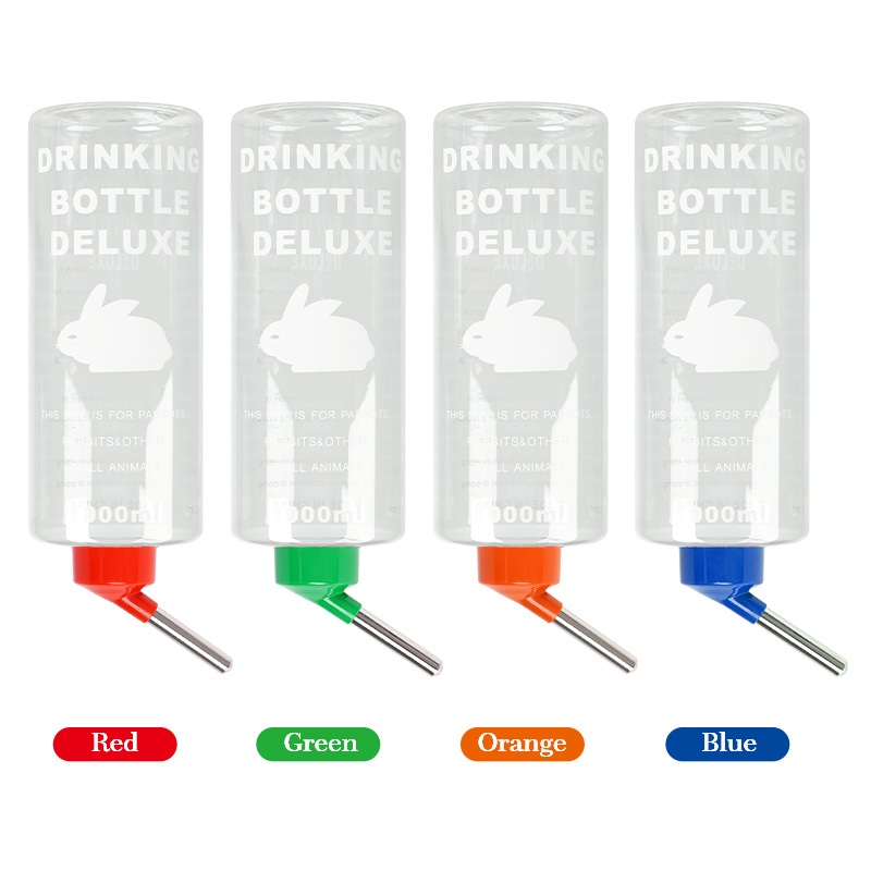 1 Pc 1000ml Rabbit Drinking Plastic Water Bottle Dispenser Feeder ...