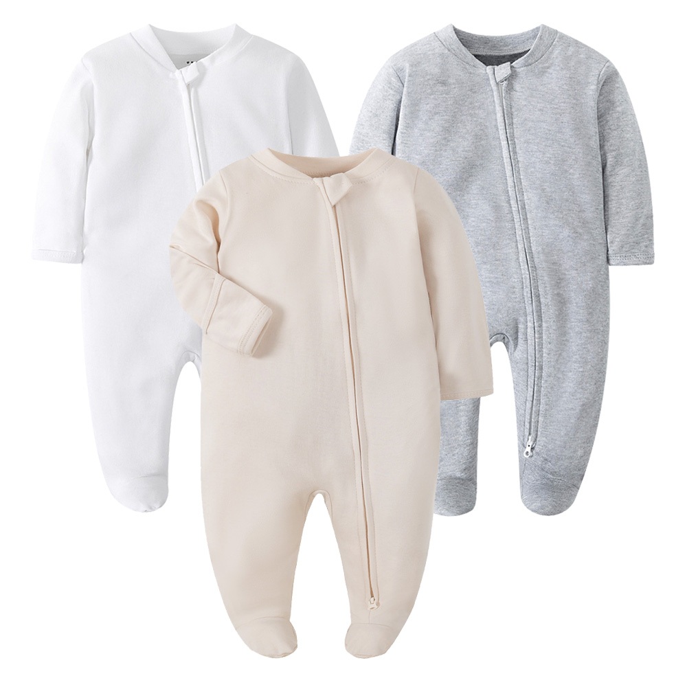 Newborn Baby Pajamas Zipper Onesies for Baby Girl Boy Frogsuit for Baby ...