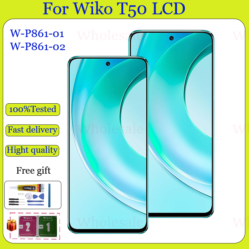 Original For Wiko 10 T3 T10 T50 LCD Display Touch Screen Replacement ...