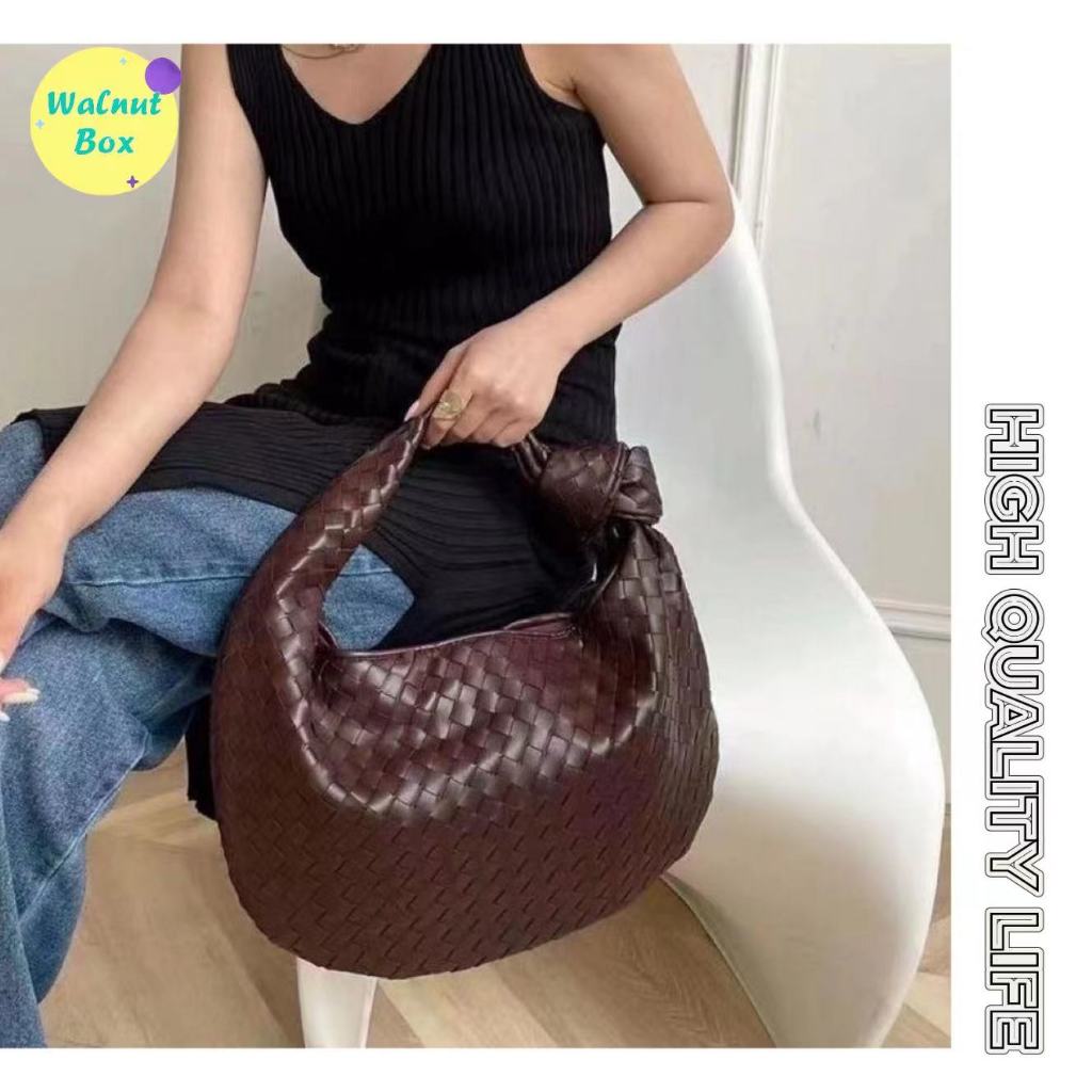 【MY STOCK】Retro Hand-Woven Bag Cross-Body Underarm Bag High-End Feeling ...
