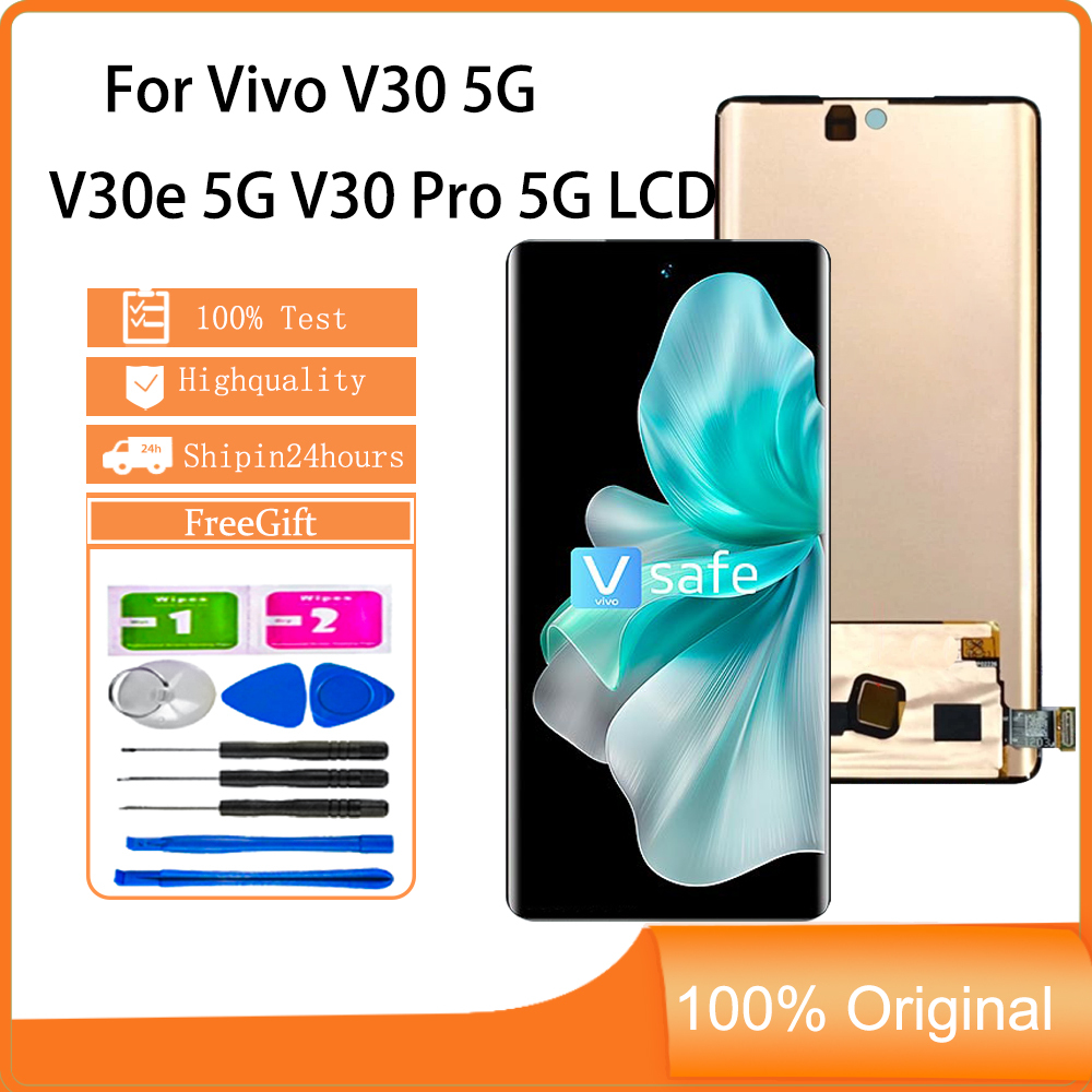 For AMOLED Vivo V30 5G V30e 5G V30 Pro 5G LCD Display Touch Screen Replacement | Shopee Malaysia