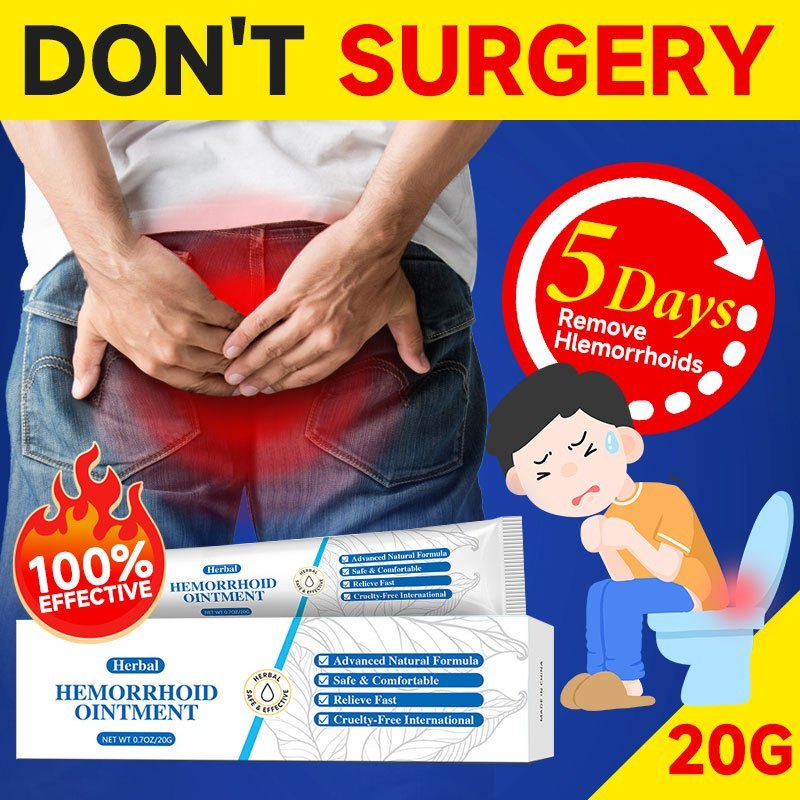 Hemorrhoid Cream Original Ubat Buasir 100% Berkesan Buasir Kecut 中草药痔瘡膏 ...