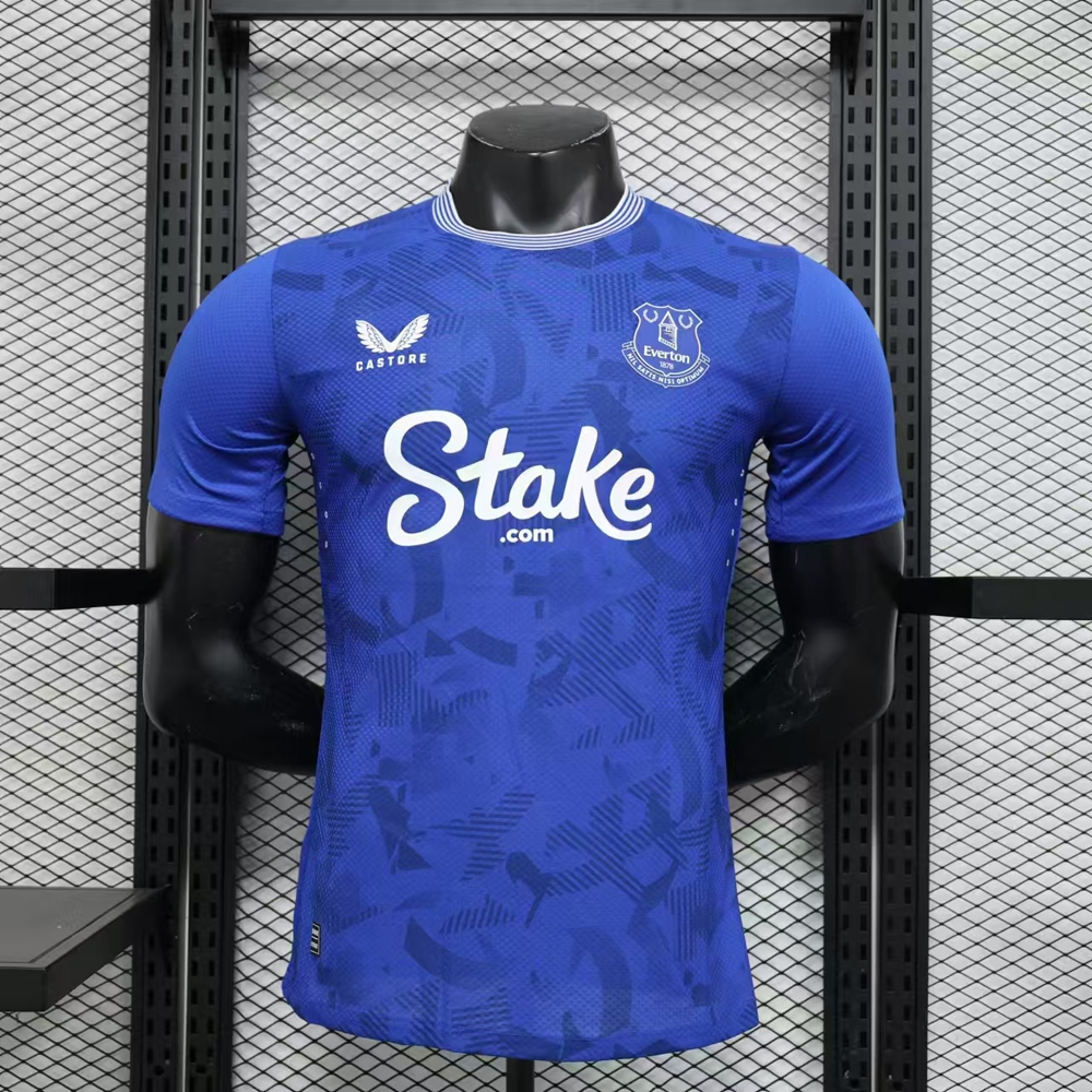 2024-25 Season Everton F.C. Home Player Version Sports Jersey Football ...