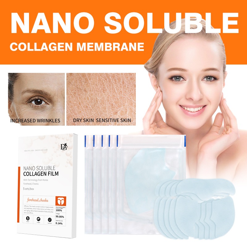 Type Three Nano Collagen Soluble Mask Meet Water Instant Wrinkles Head ...
