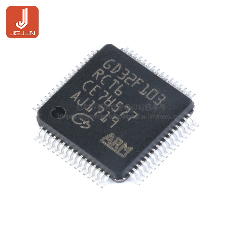 Original genuine patch GD32F103 GD32F103RCT6 GD32F103RGT6 GD32F103CBT6 LQFP-64 32-bit ...