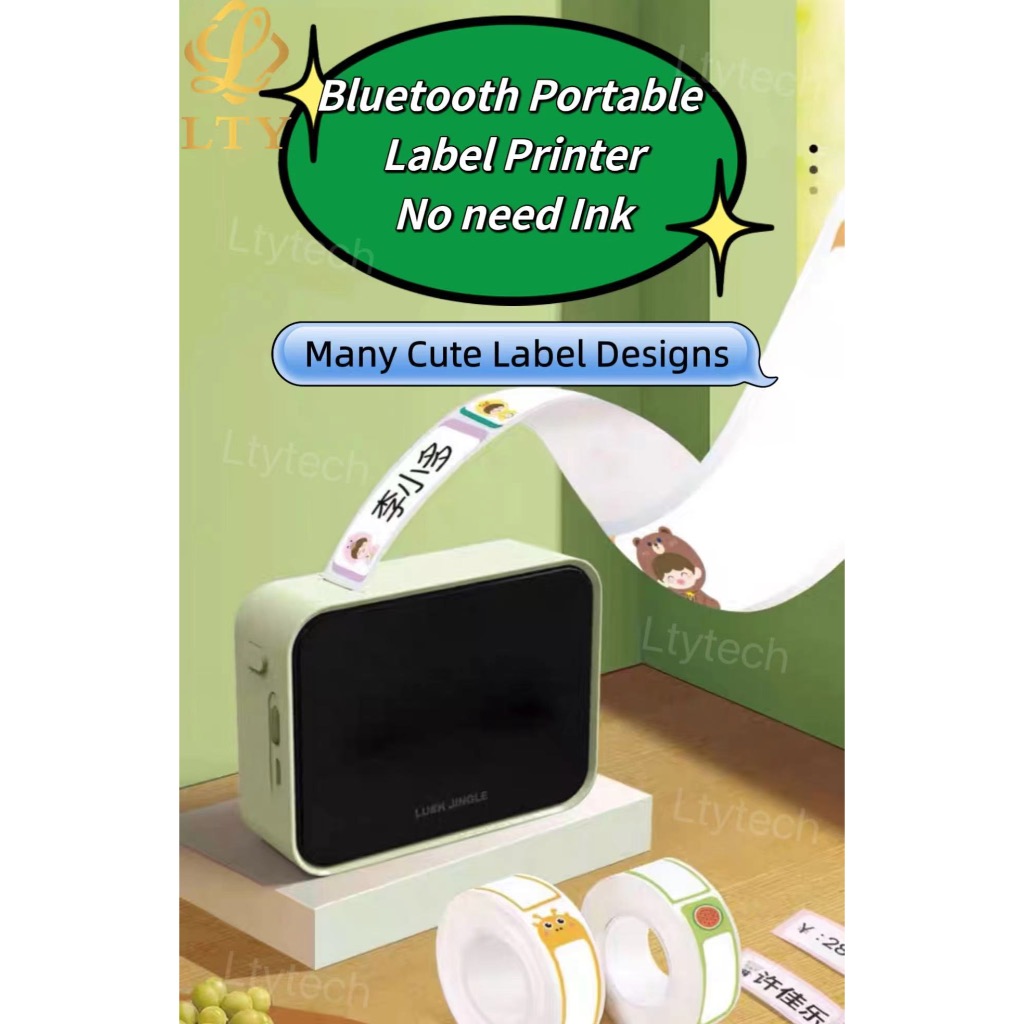 label for Marklife P15 Portable Bluetooth Label Printer wireless Thermal Printer no need ink ...