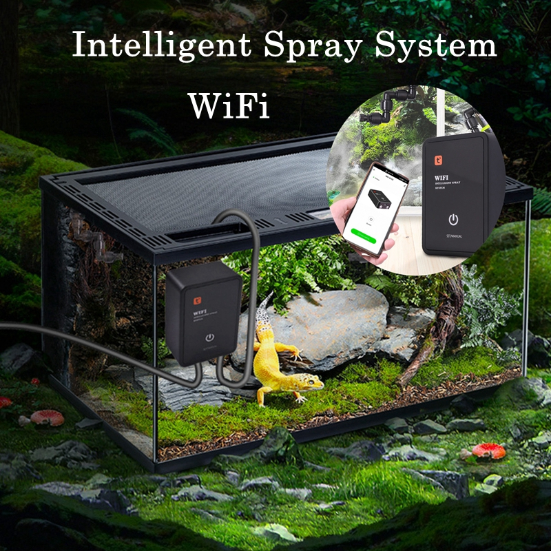 WiFi Rainforest Tank Timing Spray System Reptile Intelligent Spray ...
