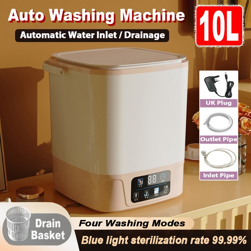 Mesin Basuh 10L Semi-Automatic Mini Washing Machine With Dryer Mini ...