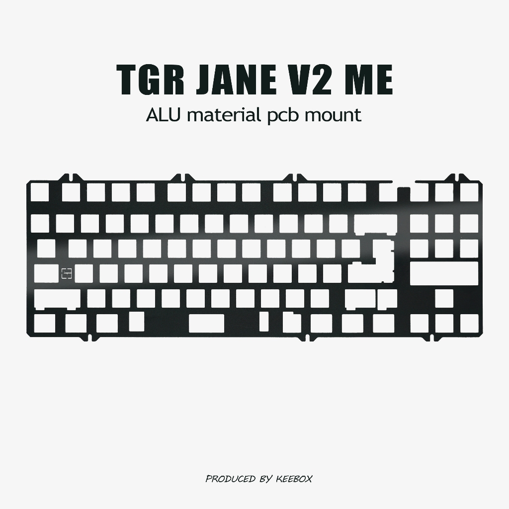 TGR Jane V2 ME PCB Mount Mechanical Keyboard Custom Plate PC PP ALU ...