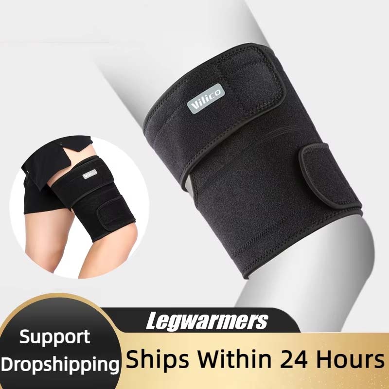 NEENCA Adjustable Compression Thigh Brace Knee Support Leg Sleeve Upper ...