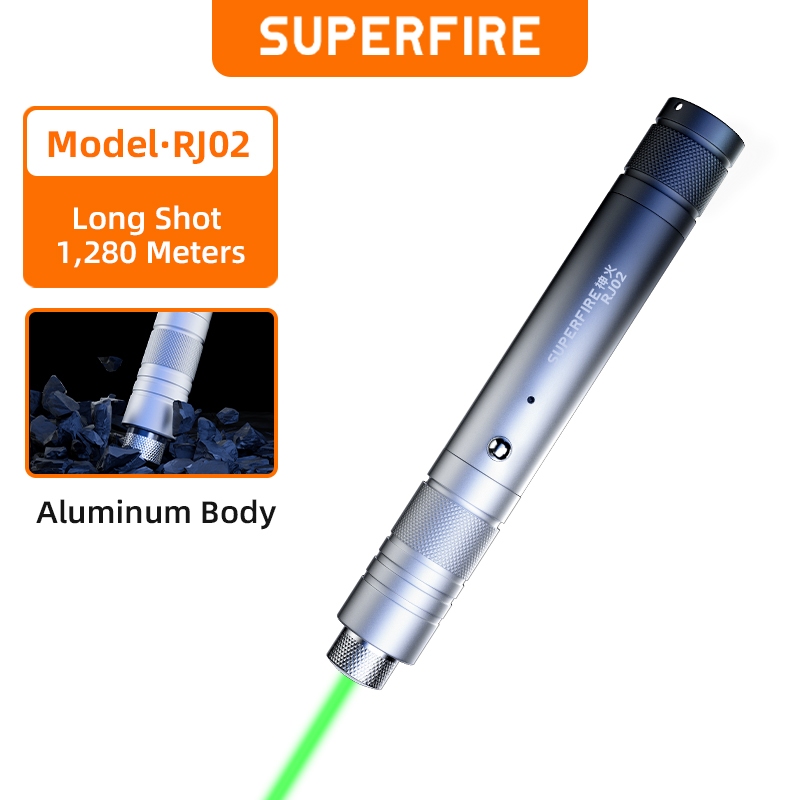 SUPERFIRE RJ02 Green Laser Torchlight Rechargeable Laser Pointer ...