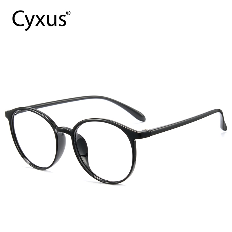 Cyxus Japanese Computer Glasses Round Anti-blue Light TR90 Frame ...