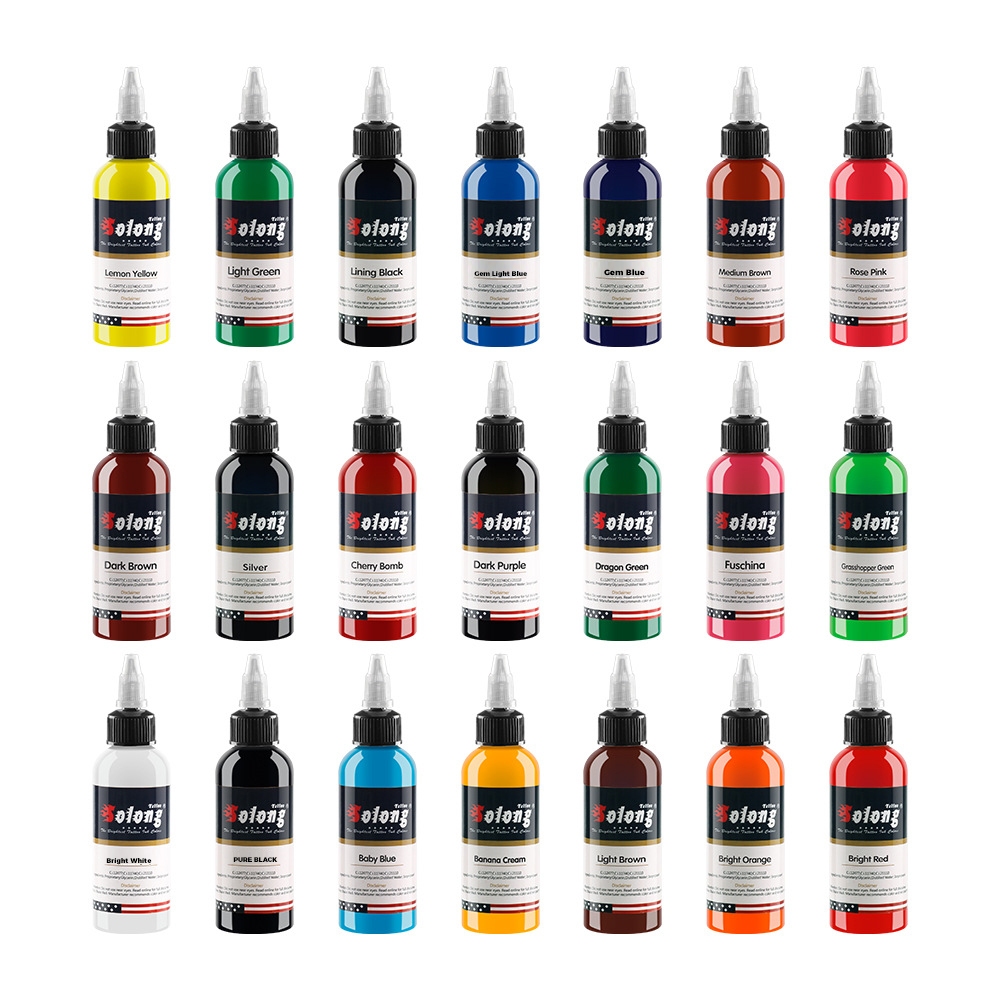 STIGMA 30ml Permanent Tattoo Ink Multicolors Long Lasting Fast Coloring ...