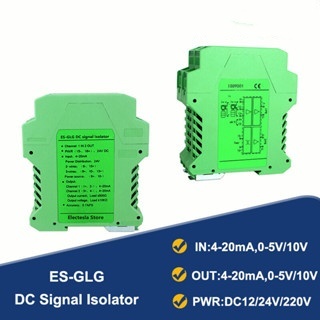 Analog DC Isolation Transmitter Current, Voltage Sensor Multi-input, Multi-output 0-10V 4-20mA 0 ...