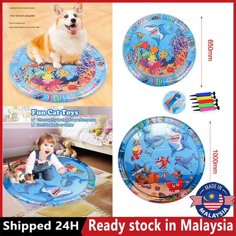 (Local Shipment) Water Sensory Play Mat for Cat Dog Thickened ...