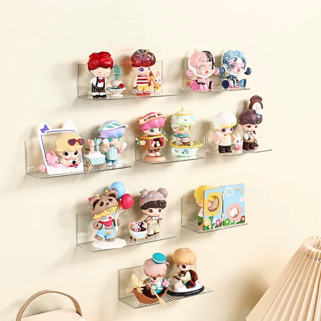 Display Cabinet Non Perforated Wall Mounted Transparent Lego Popmart ...