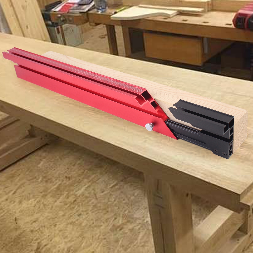 1Pc 75 Type Telescoping Aluminum Profile Router Fence with Metric Scale ...