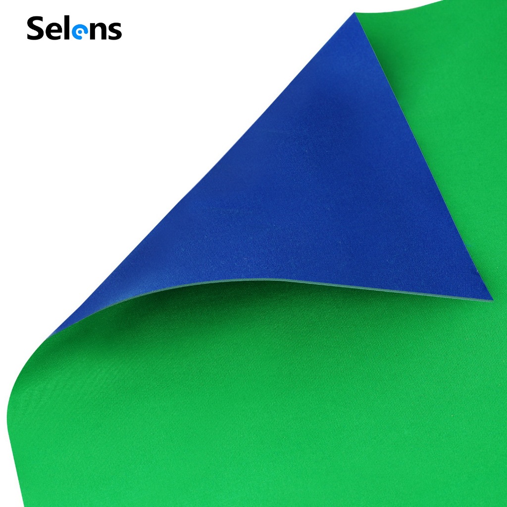 Selens 2M*3M Double Sided Thick Background Cloth Green Screen Backdrop ...