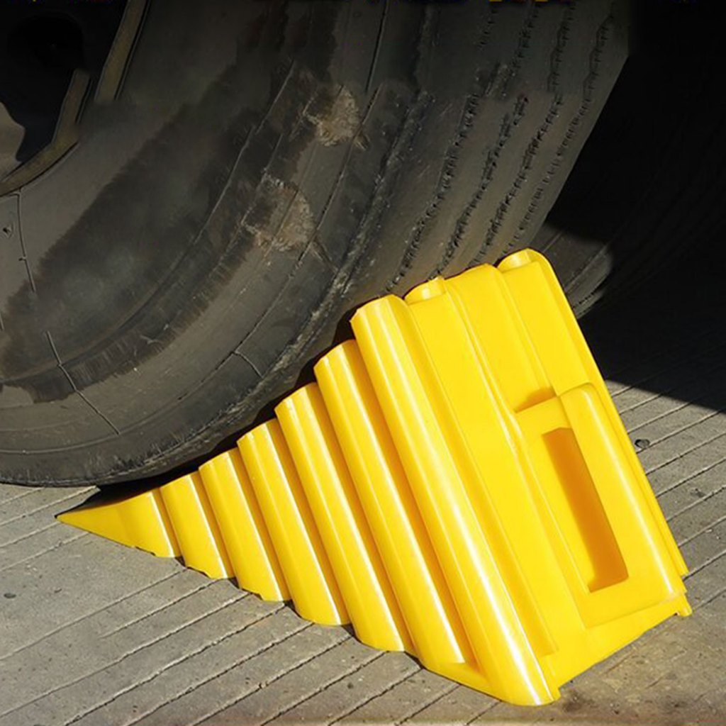 Portable Truck Car Wheel Chock Non-Slip Accessories Lightweight Tire ...