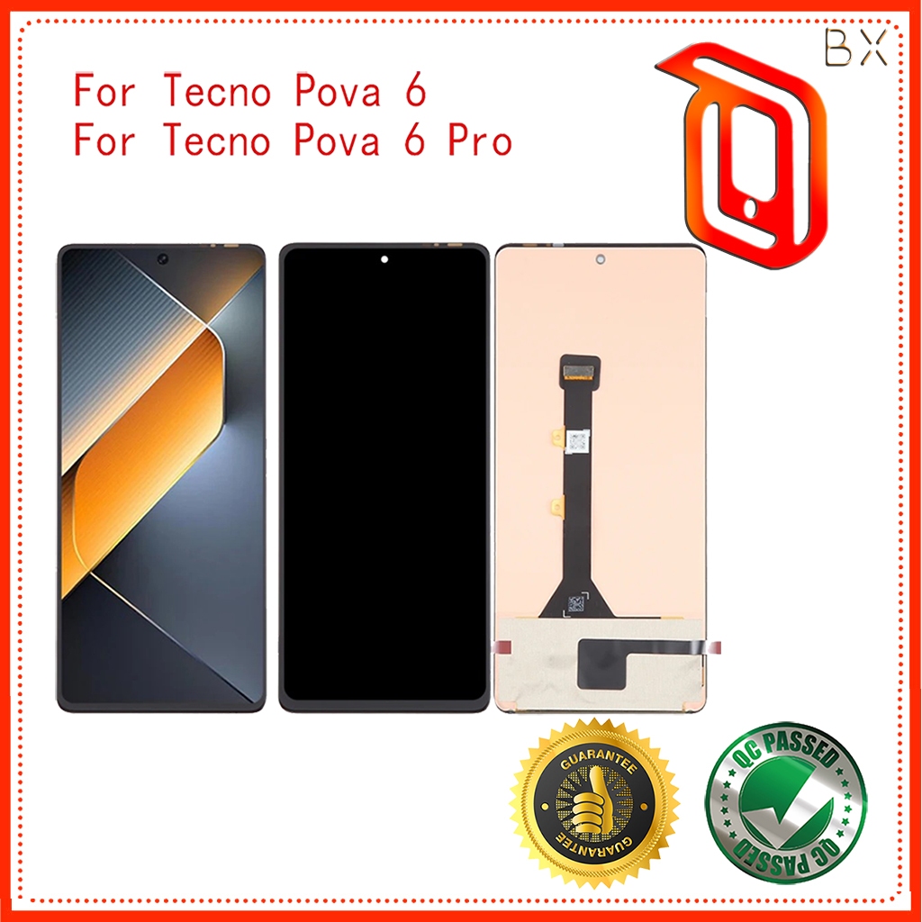 AMOLED 6.78" Original For Tecno Pova 6 Pro 5G LI9 LCD Display Touch ...