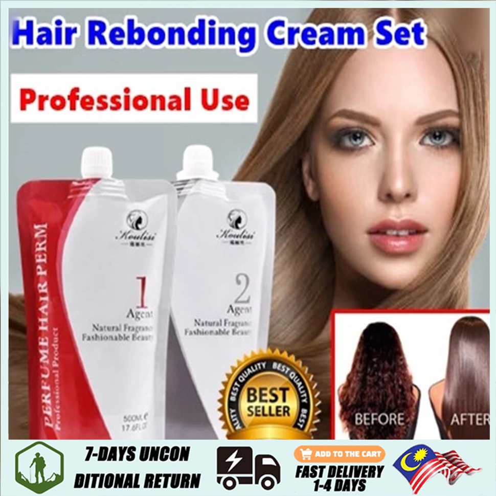 Straight hair comb set Hair Rebonding Cream Ubat Krim Lurus Rambut ...