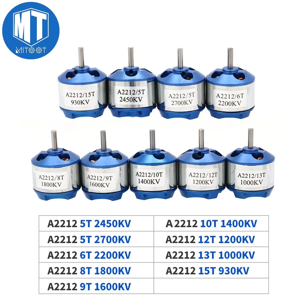 A2212 Brushless Motor 930KV 1000KV 1400KV 2200KV 2450KV 2700KV For RC ...