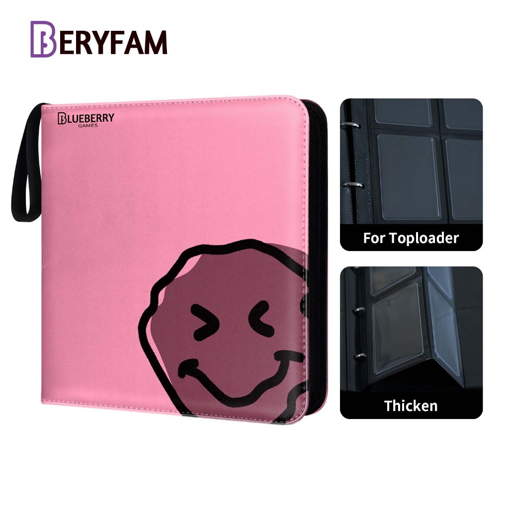Blueberry Toploader Binder Album Pink Premium Toploader Storage ...