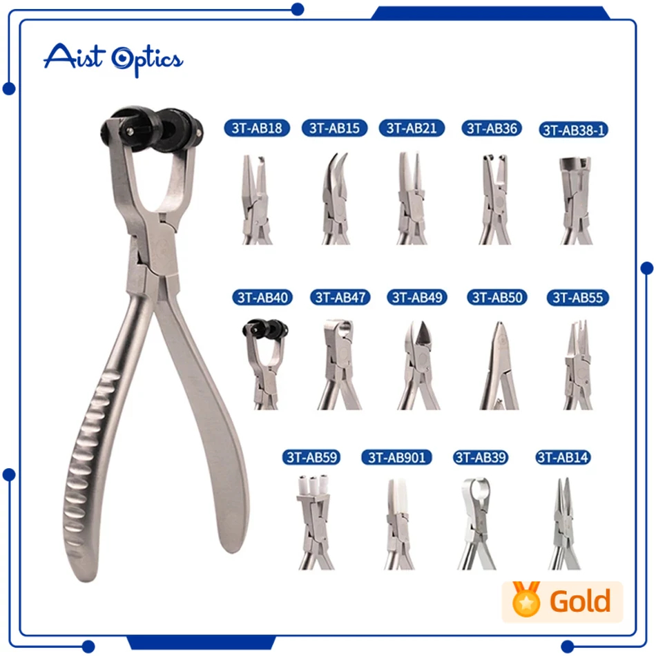 Glasses plier set several types for option spectacle adjusting plier ...
