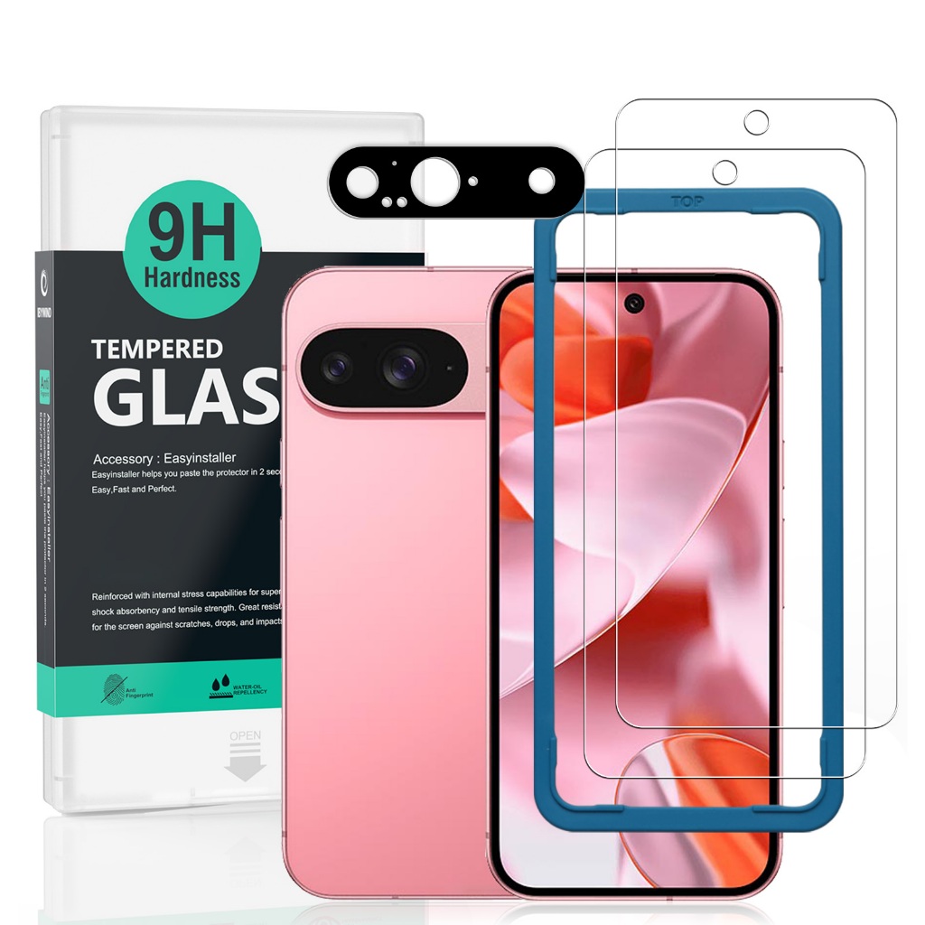 Ibywind For Google Pixel 9 5G Screen Protector(Pack of 2),with Metal ...
