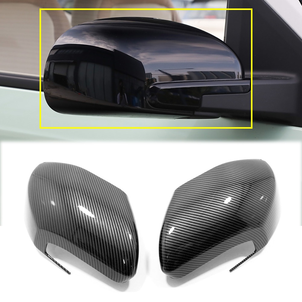 Car Door Side Rear View Mirrors Cover Trim Cap for Wuling Air ev Mini ...
