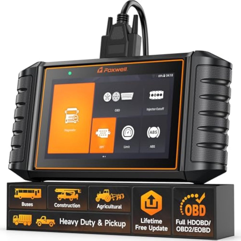 FOXWELL HD500 Heavy Duty Truck Scanner Injector Limit Diesel Diagnostic ...