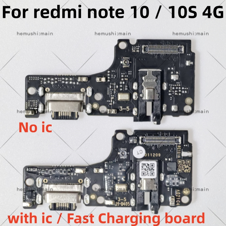 With IC For Redmi Note 10 10S 4G USB Charging Port Dock Board Charger ...