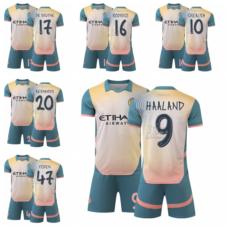 2024-25 Season Manchester City F.C. Third Away Football Adult Kids ...