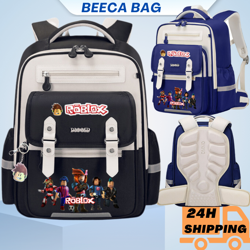 [In stock]roblox primary school bag beg sekolah budak backpack for boys ...