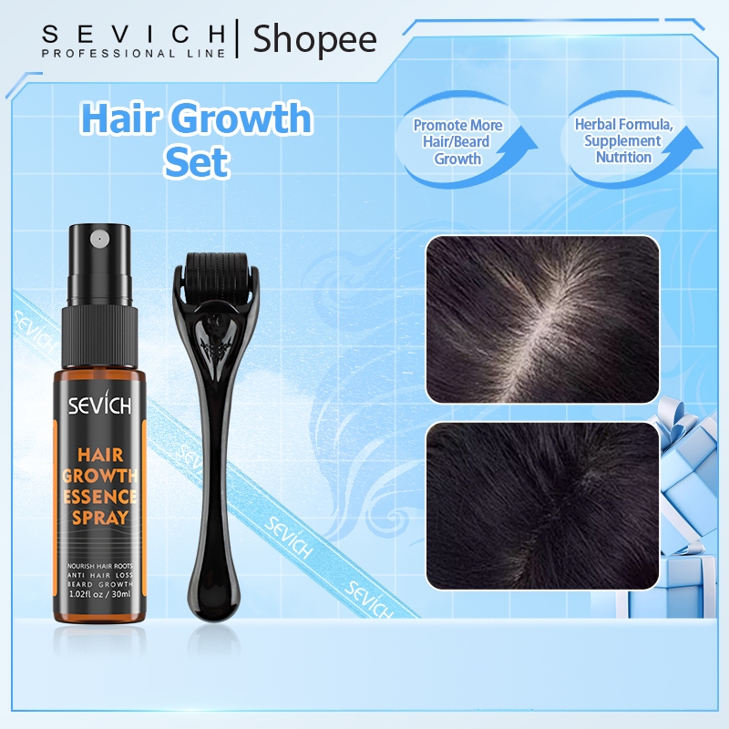 SEVICH Hair Conditioning Spray 30ml & Microneedle Roller to help hair ...
