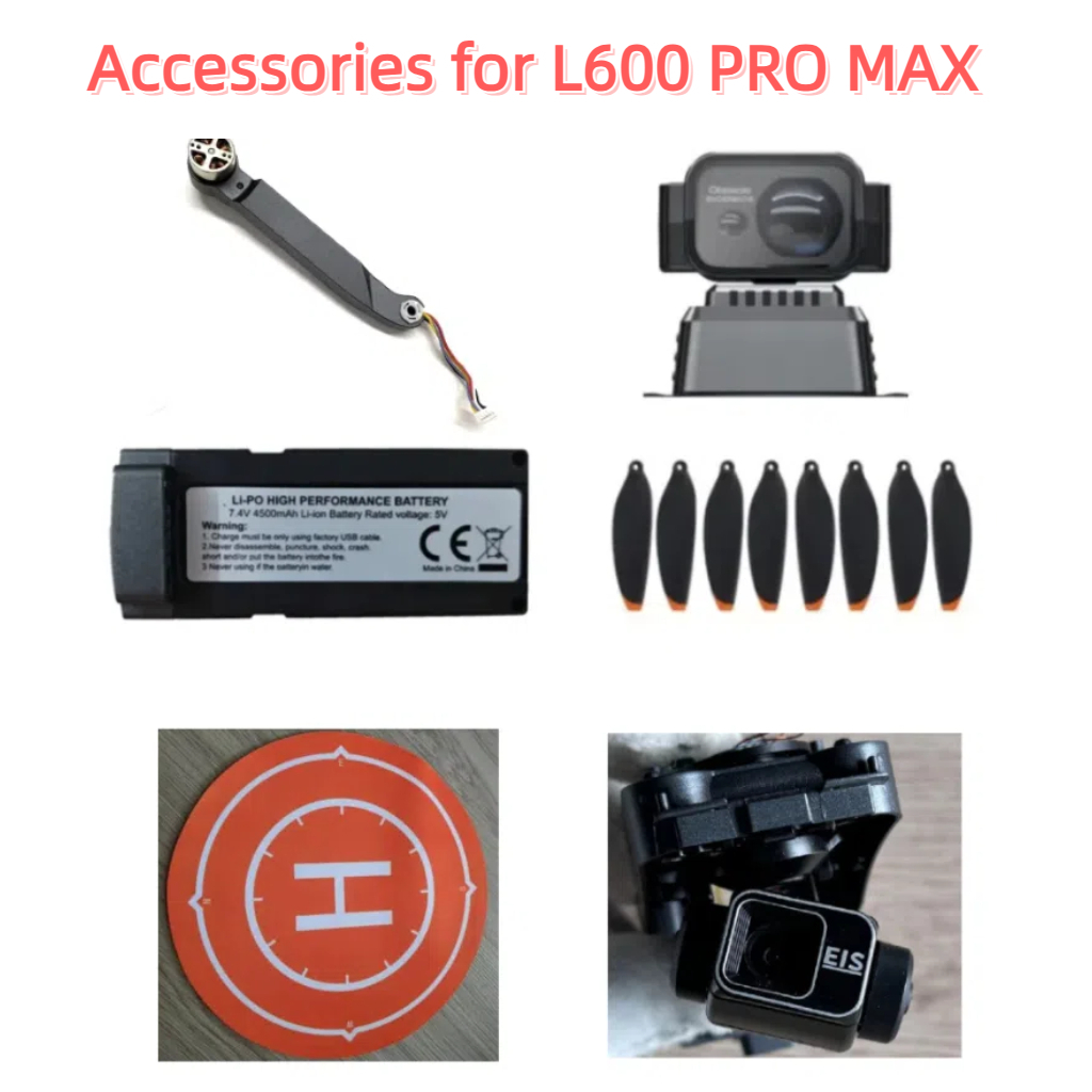 Accessories for L600 Pro MAX Drone propeller blade Obstacle avoidance ...
