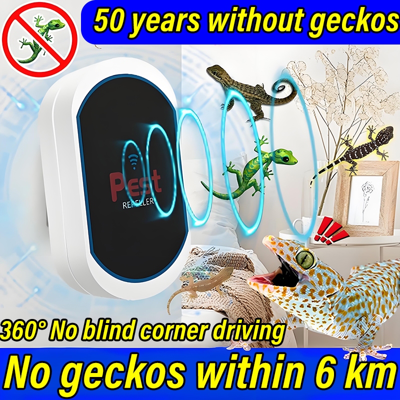 No geckos within 6 km Lizard repellent ultrasonic UK plug Lizard ...