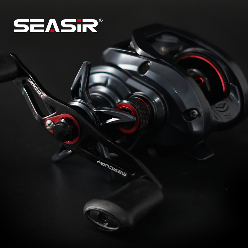 SEASIR Mercury Baitcasting Fishing Reel 5+1BB 7.2:1 204g Drag 8kg 10 ...