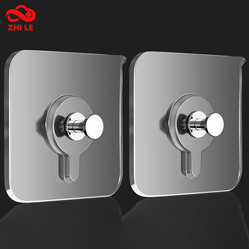 Screw sticker wall without drill adhesive hook nail for wall hanging ...