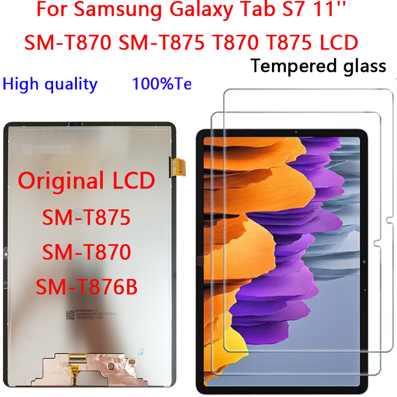 11.0" Original AAA+ For Samsung Galaxy Tab S7 11'' SM-T870 SM-T875 SM ...