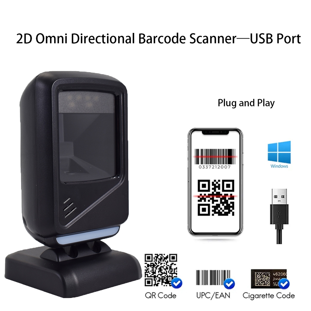 Good Performance 1D 2D Continuous scanning Omni Barcode Scanner ...