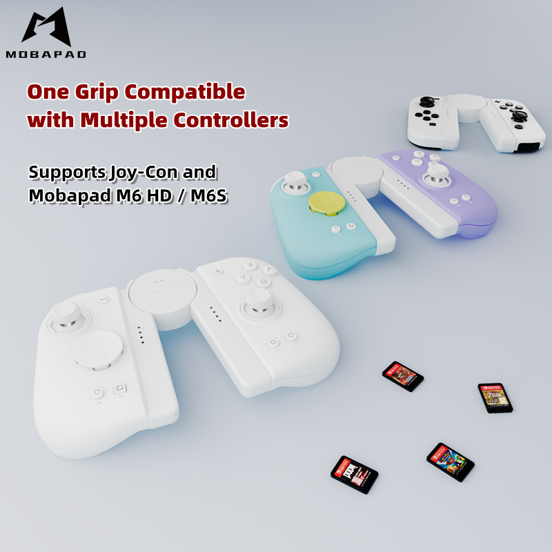 MOBAPAD Switch Charging Grip Set SA1 Compatible with Joy-Con Mobapad M6 HD/Mobapad M6S Nintendo ...