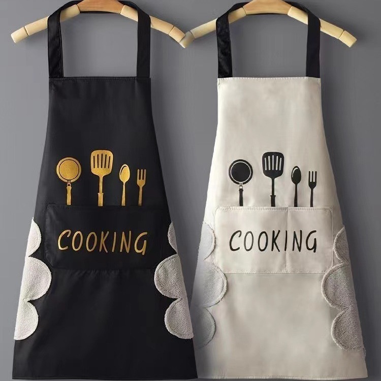 Apron Kitchen Apron Water Proof Appron Kitchen Waterproof With Hand ...