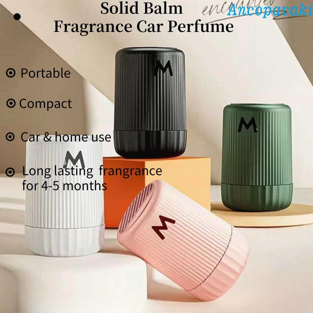 Car Solid Perfume Fragrance Car Balm Natural Plant Extract Fragrance ...