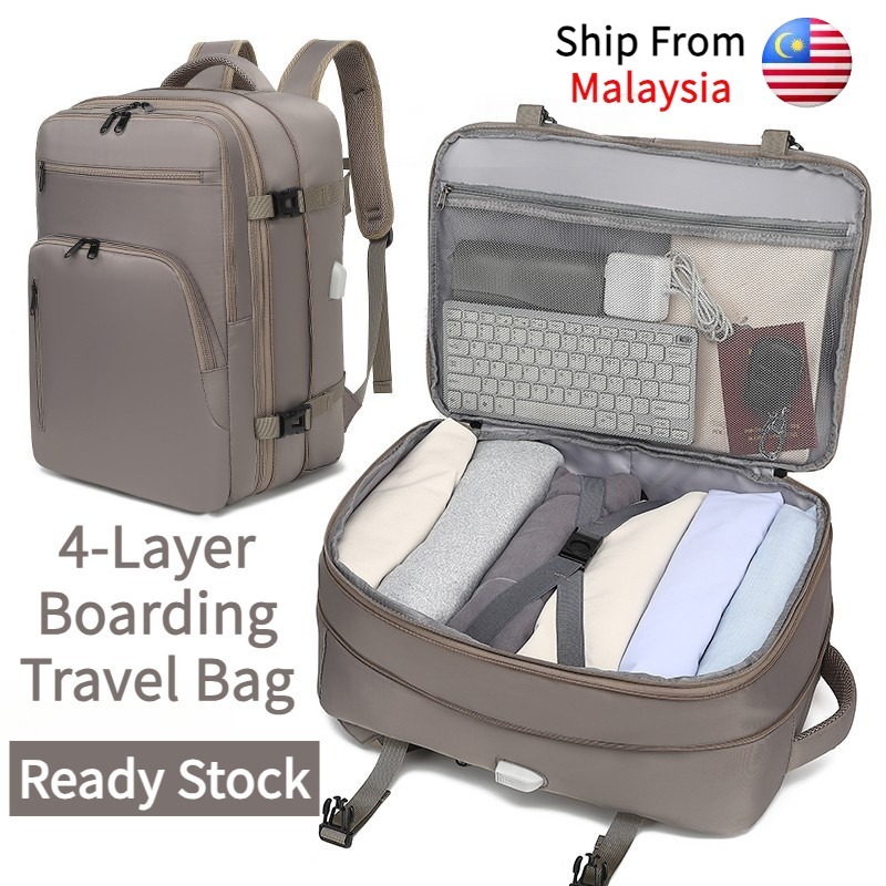 my available 40L travel backpack expandable Waterproof anti theft ...