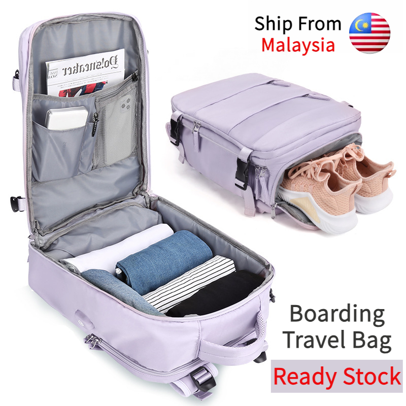 MY available 35L bag travel backpack woman waterproof cabin size ...