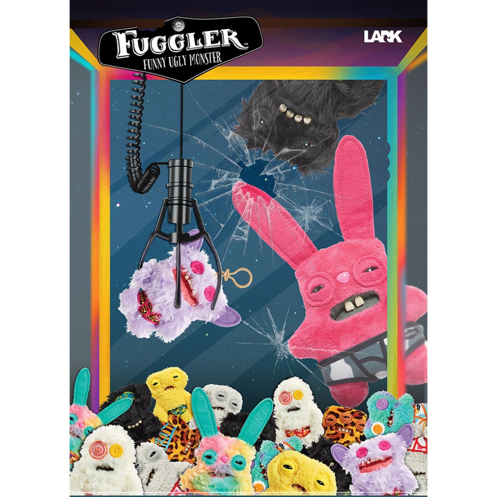 Fuggler Funny Ugly Monster Keyring,Suspicious Fox,Munch munch,Old tooth ...