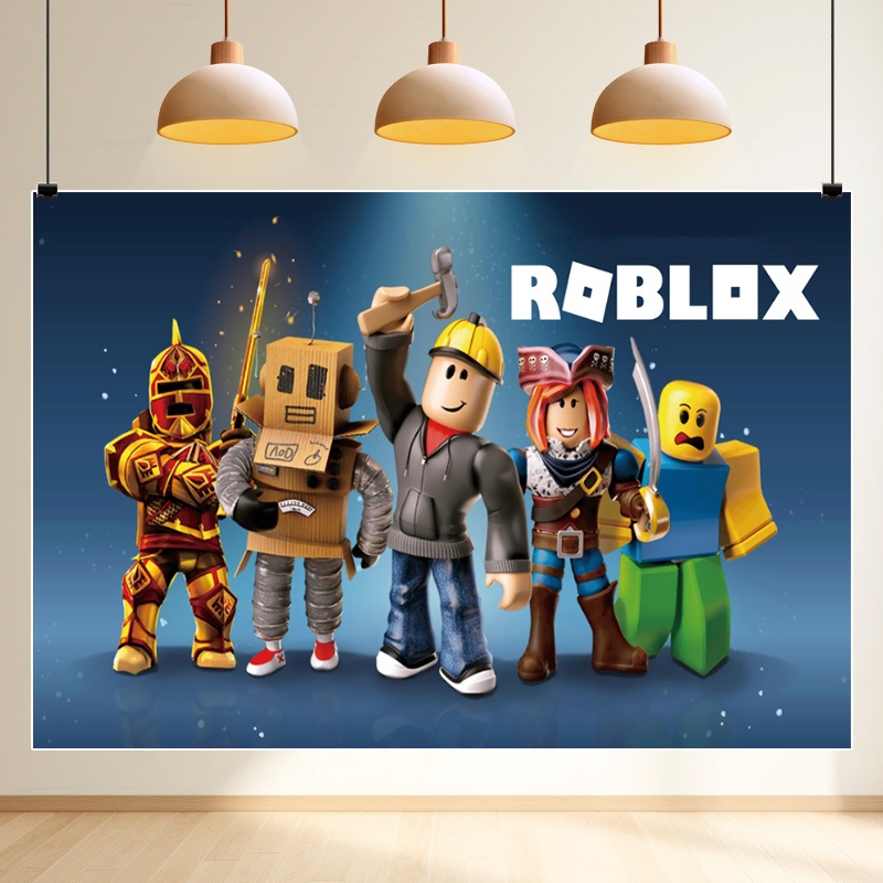 125x80cm The New Roblox Photo Backdrop Vinyl Cloth Photography ...