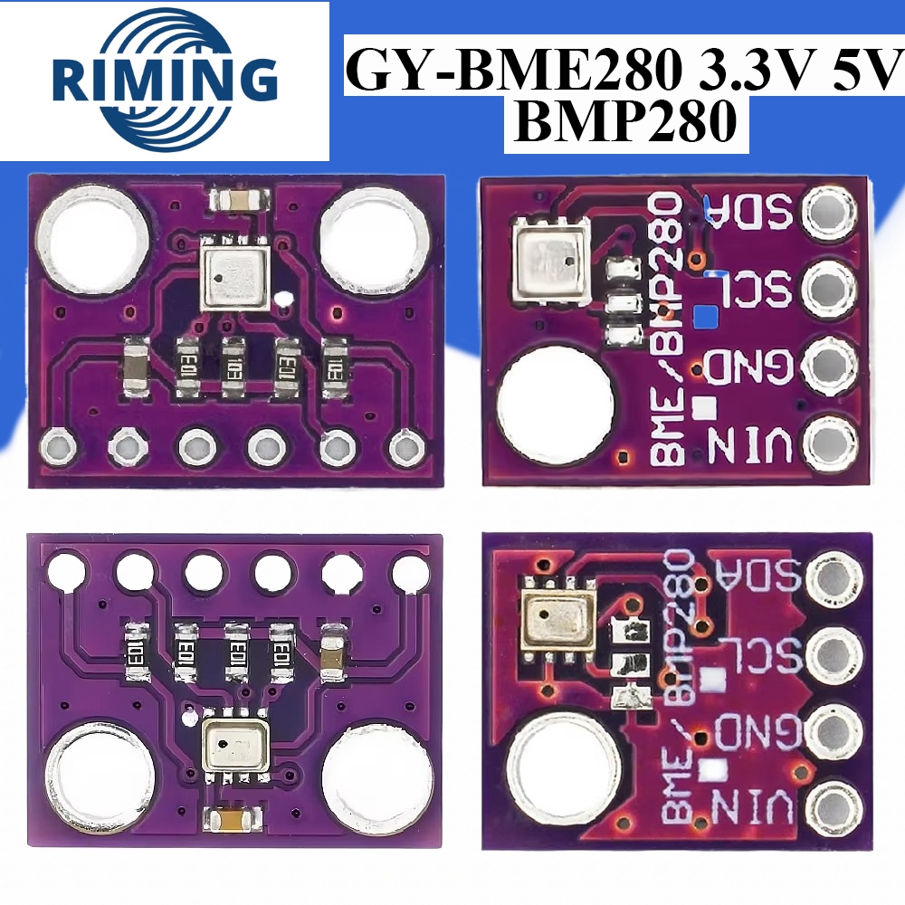 GY-BME280 3.3V 5V BMP280 Digital Sensor Temperature Barometric Air High Precision Atmospheric ...